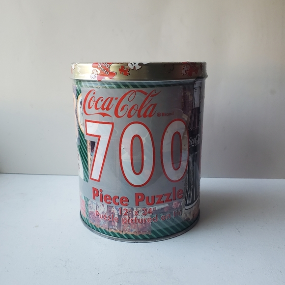 Coca Cola | Toys | Cocacola 70 Piece Puzzle In Collectible Tin | Poshmark